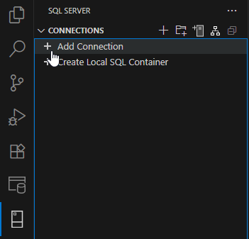 Writing SQL in Visual Studio Code