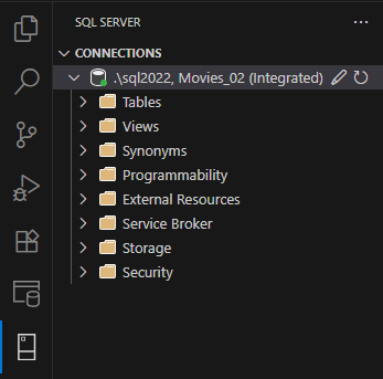 Writing SQL in Visual Studio Code