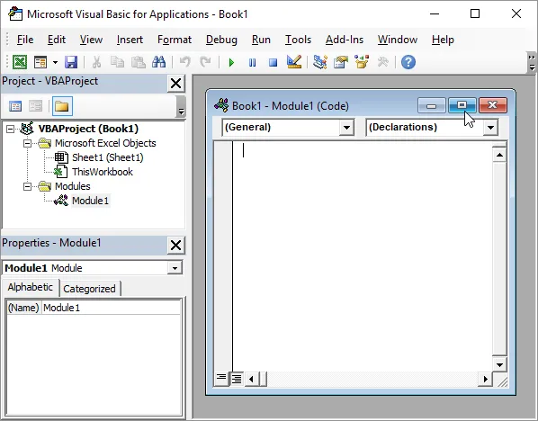 Excel Visual Basic for Applications online training