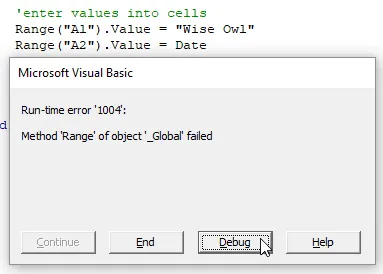 Excel Visual Basic for Applications online training
