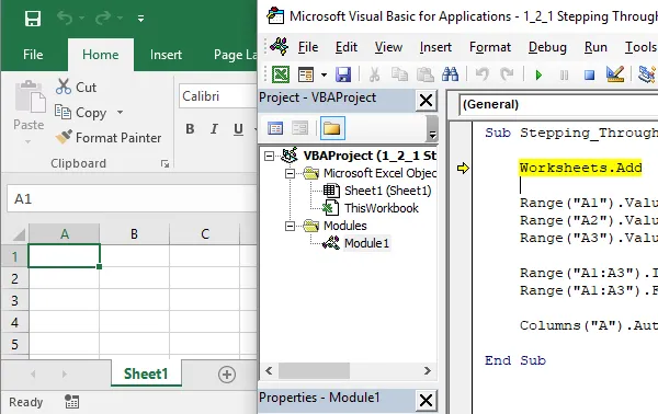 Excel Visual Basic for Applications online training