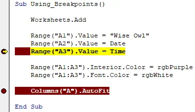 Excel Visual Basic for Applications online training