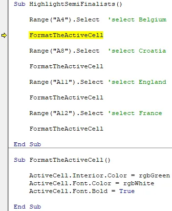 Excel Visual Basic for Applications online training