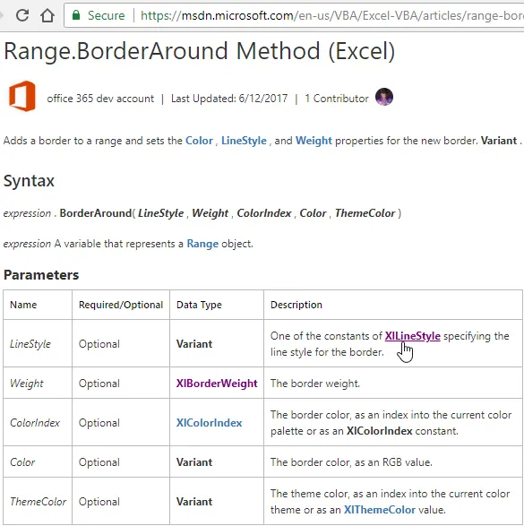 Excel Visual Basic for Applications online training